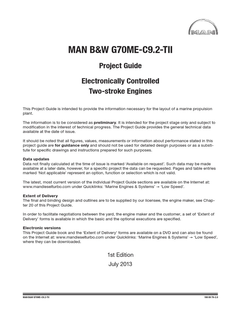 ME Main Engine Manual | PDF | Engines | Turbocharger