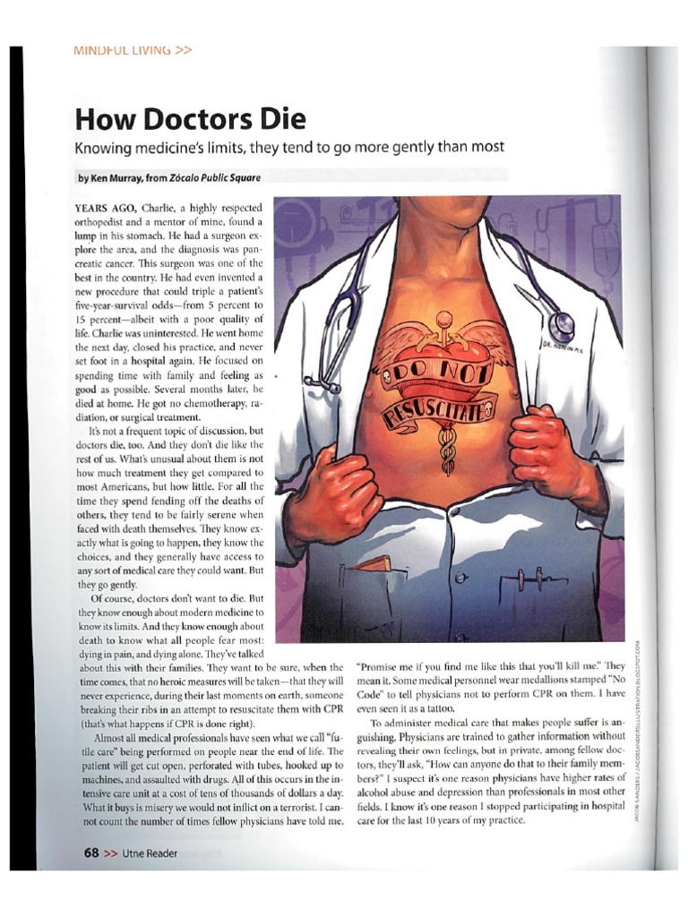 How Doctors Die | PDF