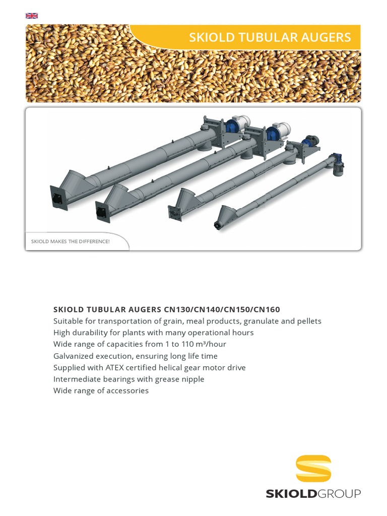 High-Capacity Tubular Augers for Transporting Grain and Other Materials ...