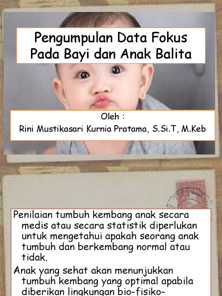 Pengumpulan Data Fokus Pada Bayi Dan Anak Balita-Dikonversi | PDF