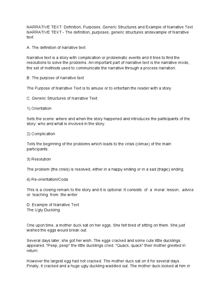 Understanding Narrative Texts | PDF | Narrative | Linguistics
