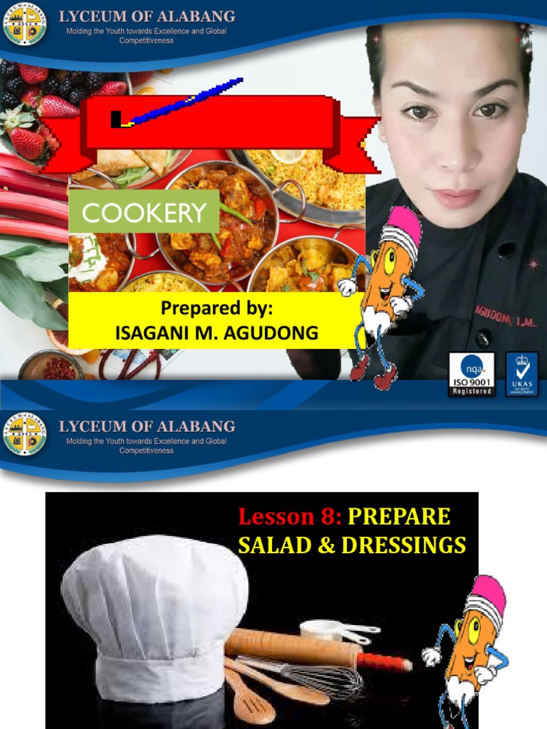 Powerpoint - Lesson No 8 - PREPARE SALAD & DRESSINGS | PDF | Salad ...