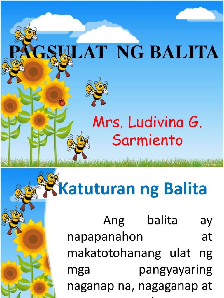 Pagsulat NG Balita | PDF