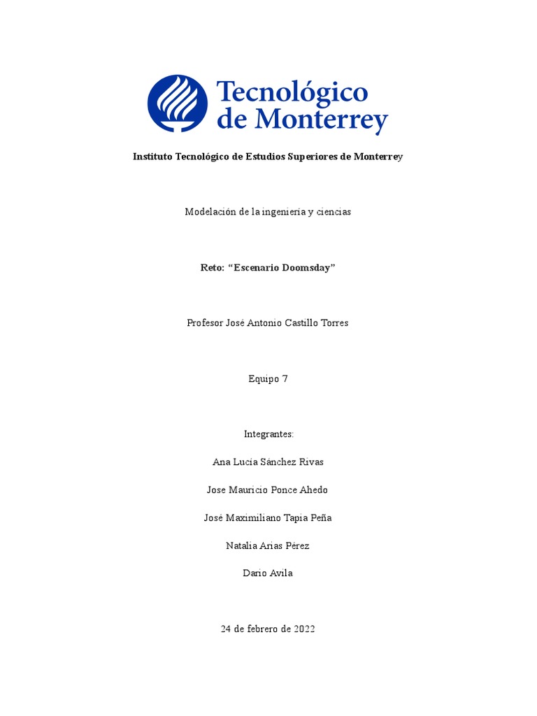 Reto - "Escenario Doomsday" | PDF | Orbita | Ápside