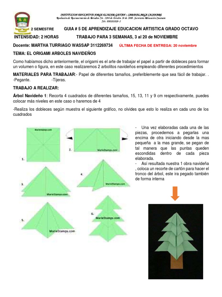 Octavos Guia 5 | PDF | Origami