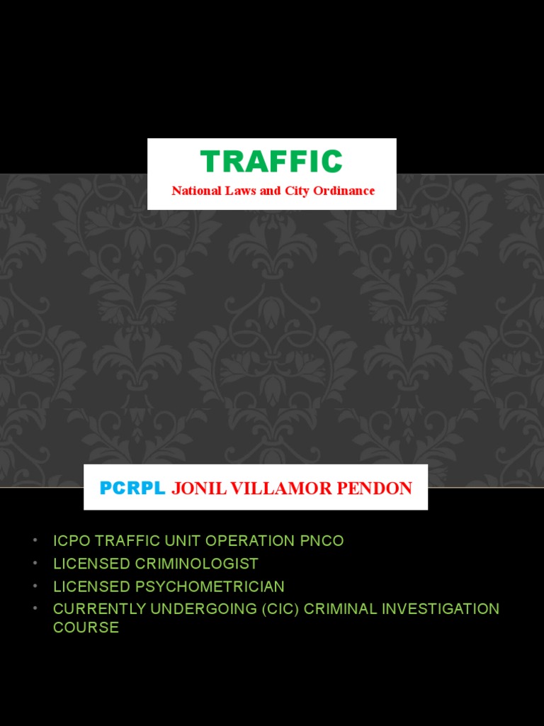 TRAFFIC Presentation CENTURION | PDF | Traffic | Engines