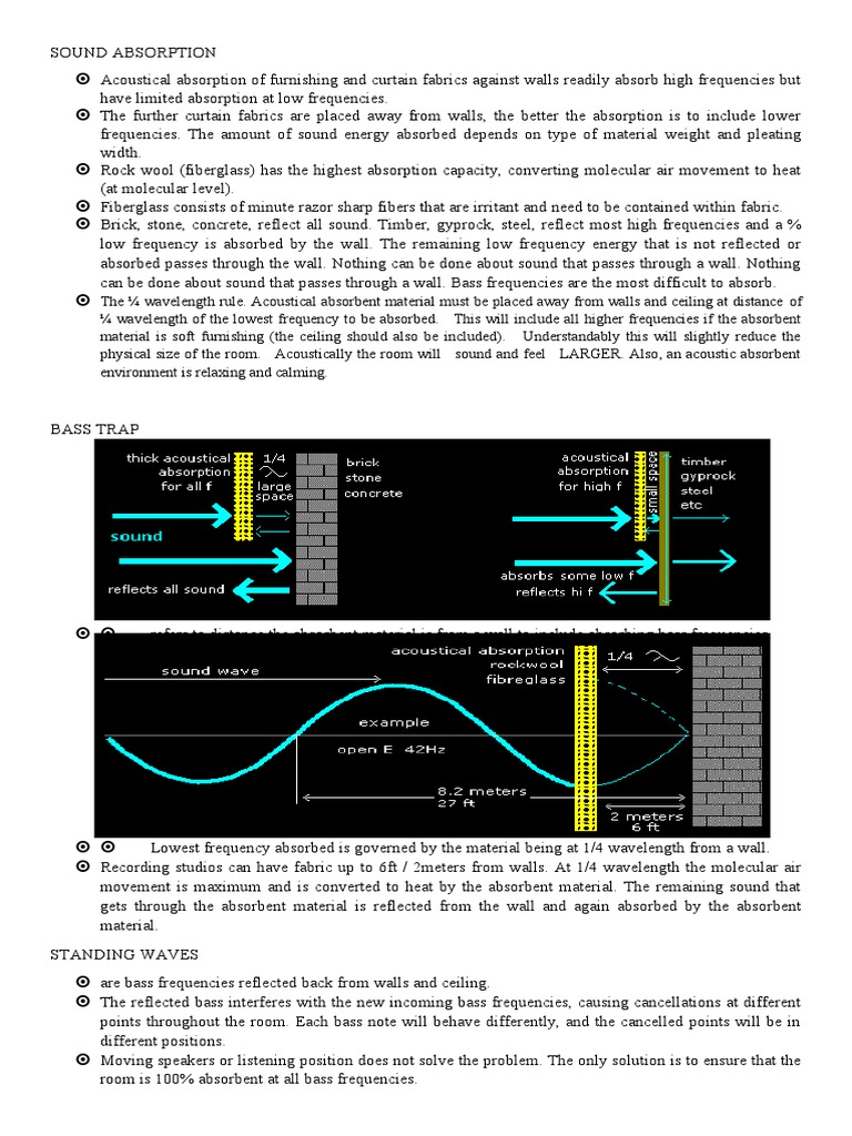 Acoustical Design Principles Explained | PDF | Qualia | Classical Mechanics