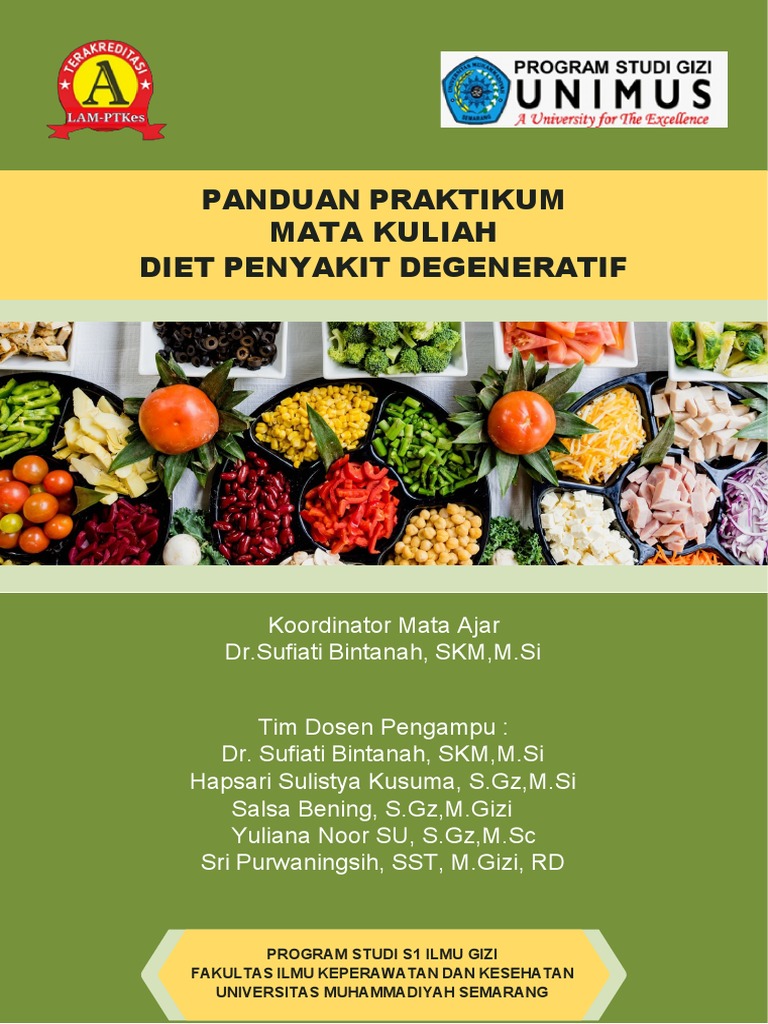 Panduan Praktikum Mata Kuliah Dietetik Penyakit Degeneratif S1 Gizi Unimus 2022 | PDF