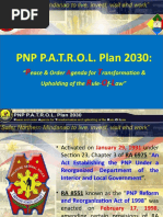 PNP Patrol Plan 2030-Guidebook | PDF | Strategic Management | Goal