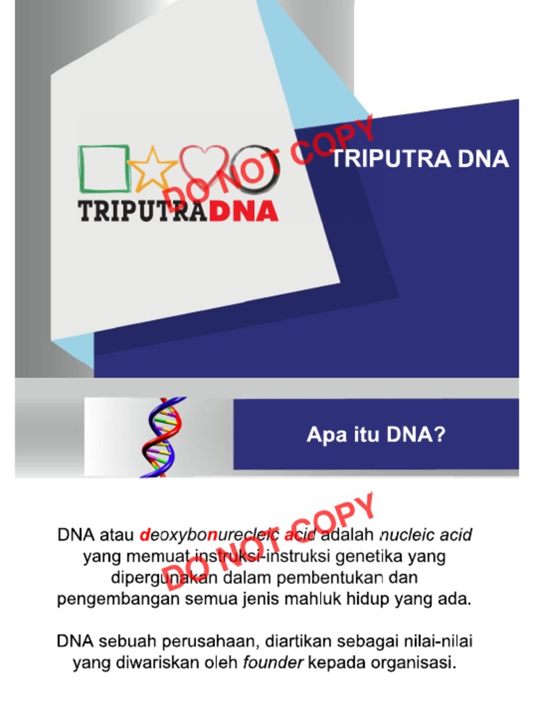 Materi Triputra DNA | PDF