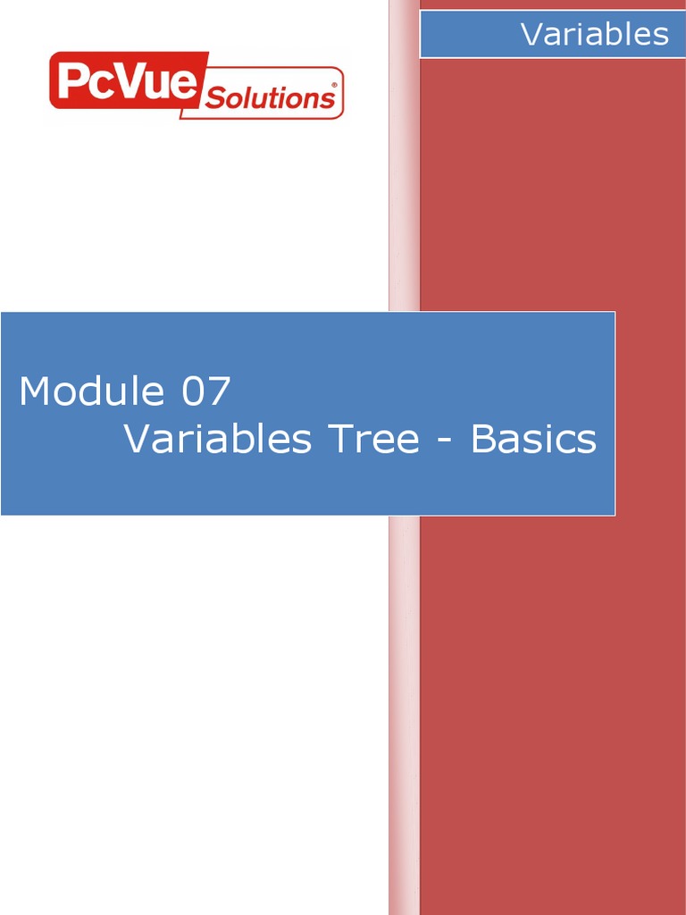 Module 07 - Variables Tree - Basics | PDF | Variable (Computer Science ...