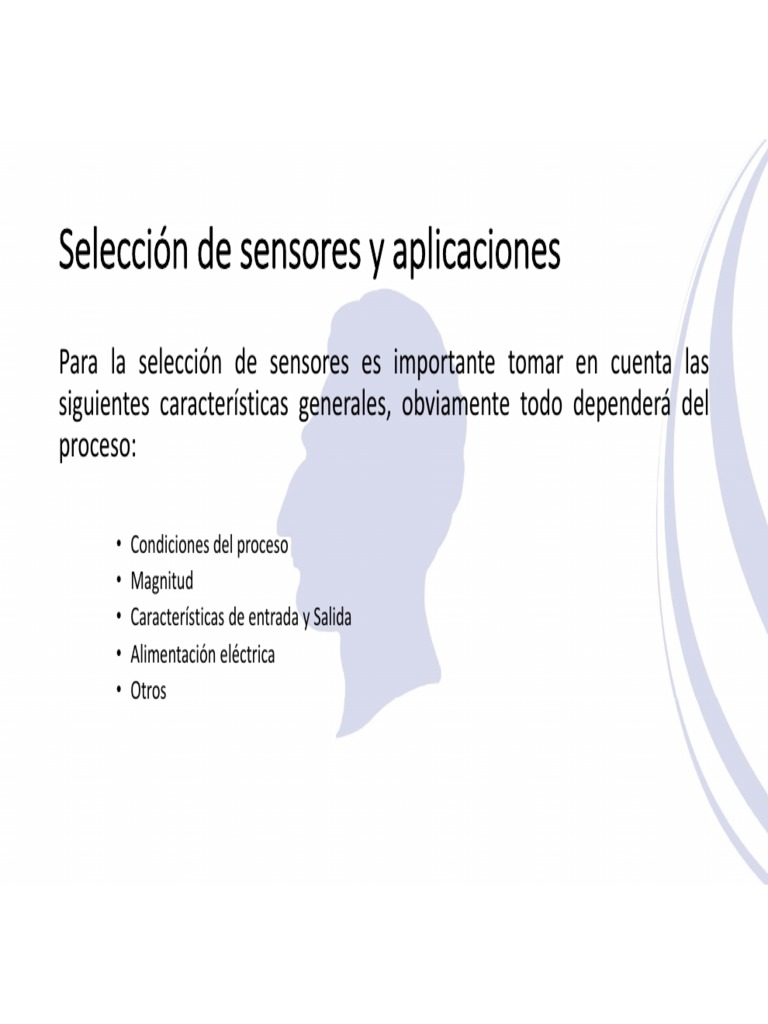 Selección de Sensores y Aplicaciones | PDF | Sensor | Gases