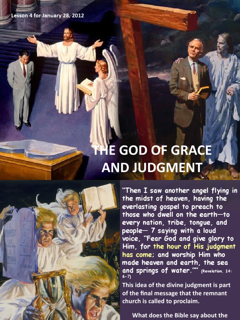 The God of Grace and Judgment: Lesson 4 For January 28, 2012 | PDF ...