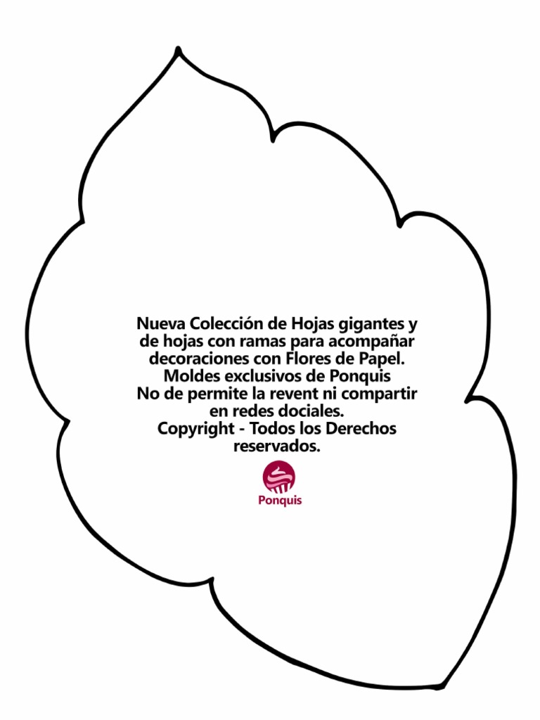 Molde de Coleccion de Hojas 4 para Descargar Gratis Foc | PDF