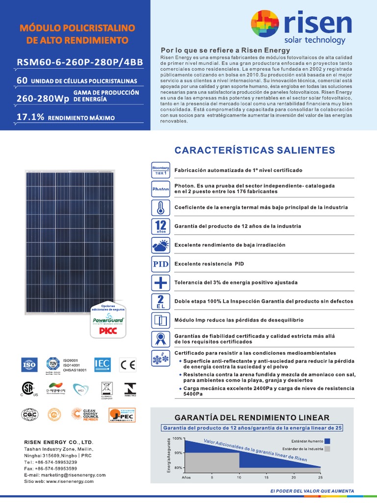 Risen Solar Technology | PDF