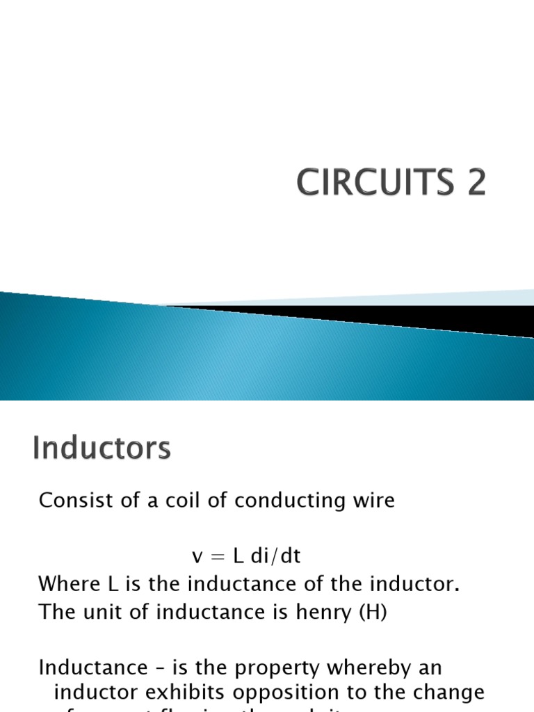 Fundamentals of Inductors, Inductance, and Inductive Reactance | PDF | Electronic Filter | Inductor