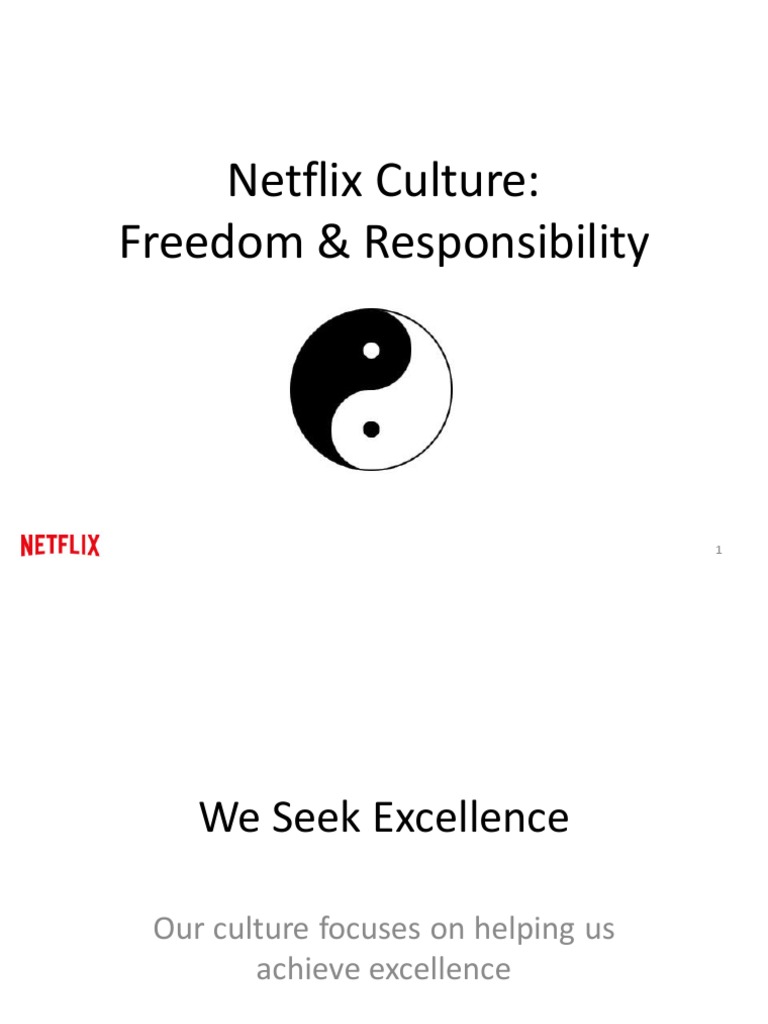 Netflix Culture Freedom and Responsibility | PDF | Employment | Market ...