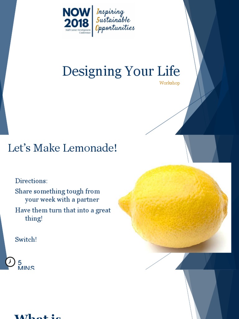 Design Your Life Workshop | PDF | Design | Engineering