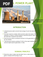 Schematic Layout Power Plant | PDF | Turbine | Boiler