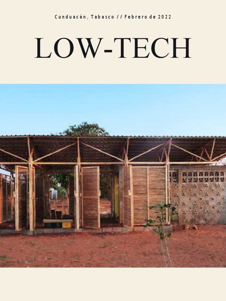 Low Tech | PDF | Arquitecto | Arquitectura sostenible