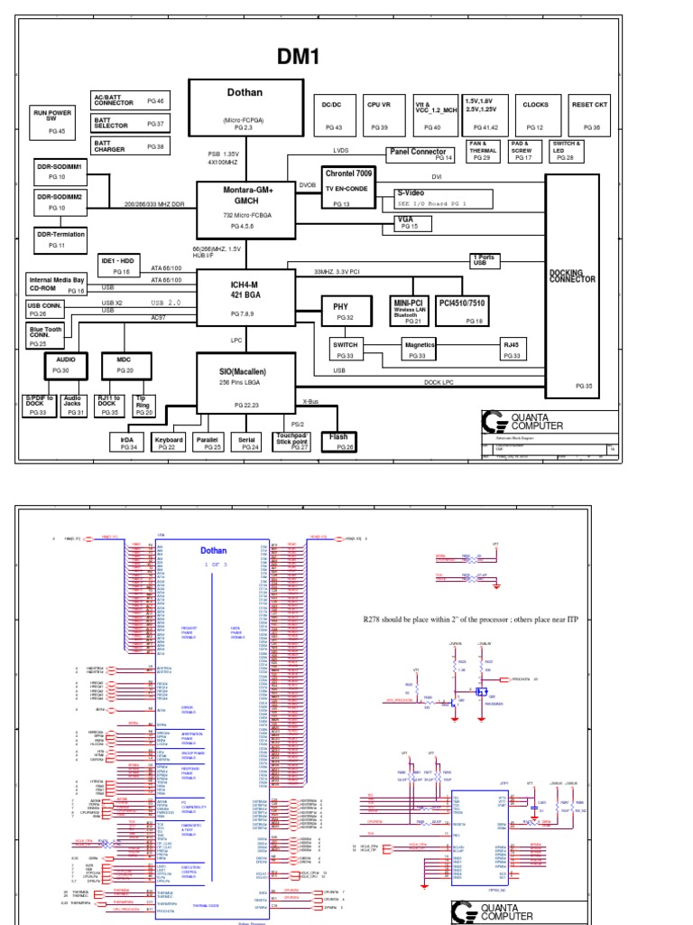 Dell Latitude D510 Schematics | Download Free PDF | Computing ...