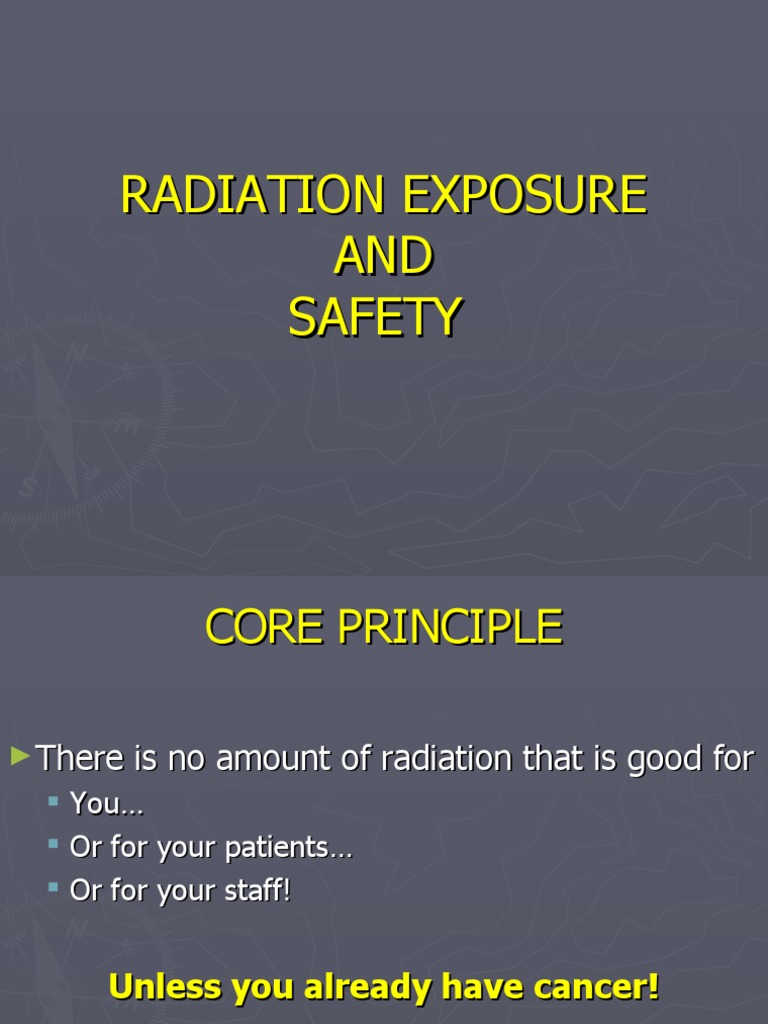 Radiation Exposure and Safety Guidelines | PDF | Ionizing Radiation | X Ray
