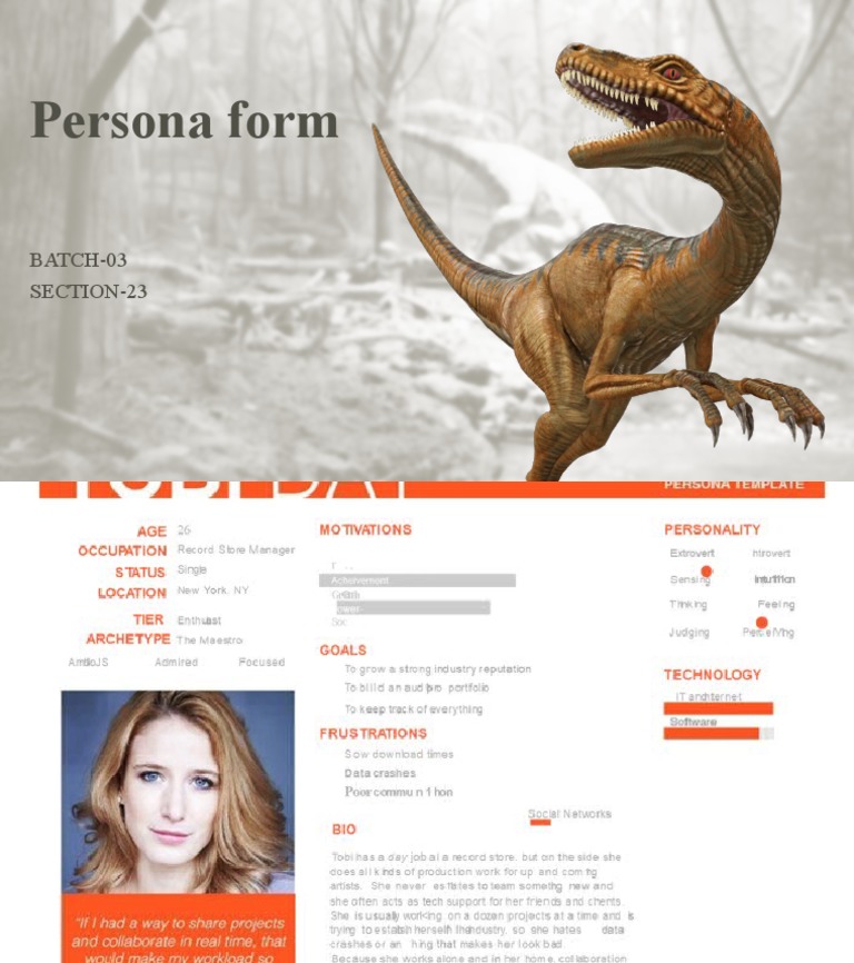 Persona Form: BATCH-03 Section-23 | PDF | Psychological Concepts | Carl ...