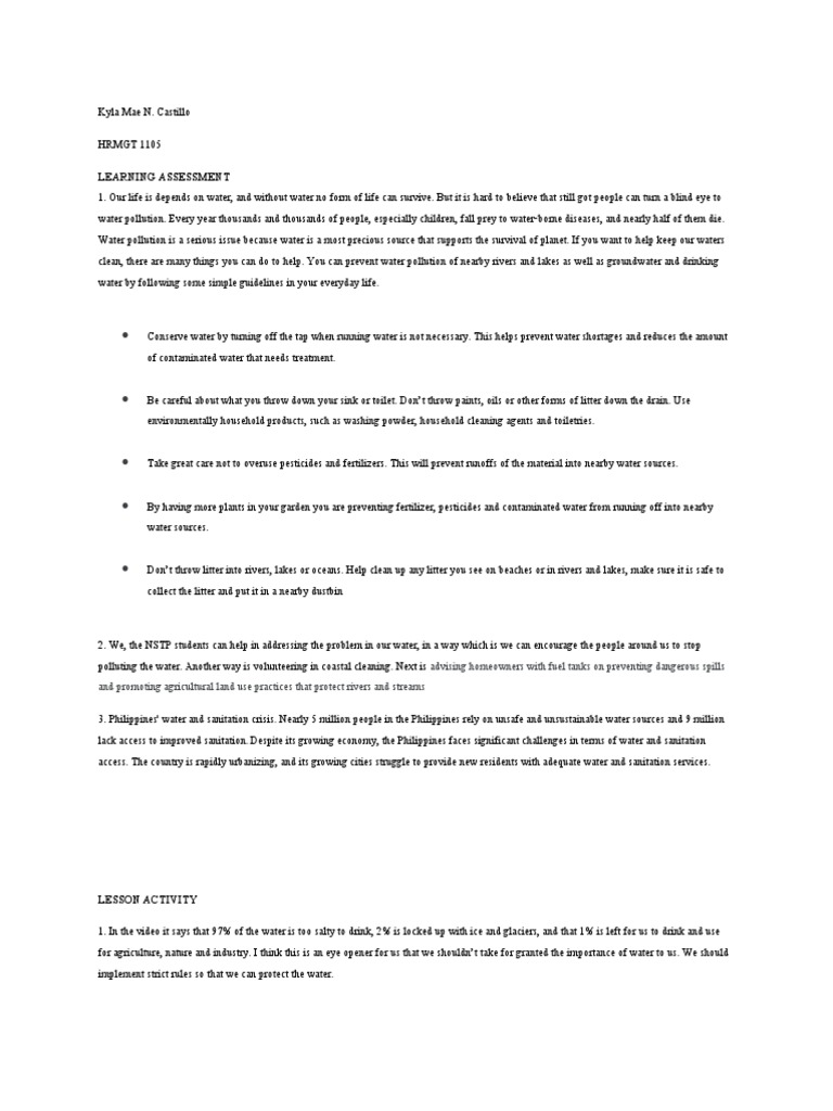 Lesson 12 NSTP | PDF