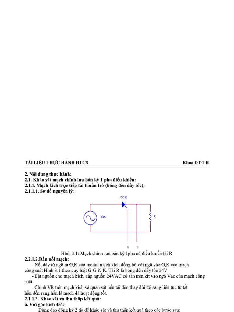 Mach Kich Cho SCR | PDF