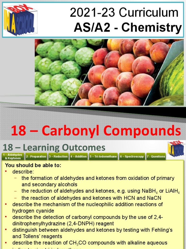 Carbonyl Compounds: Aldehydes & Ketones | PDF | Aldehyde | Ketone