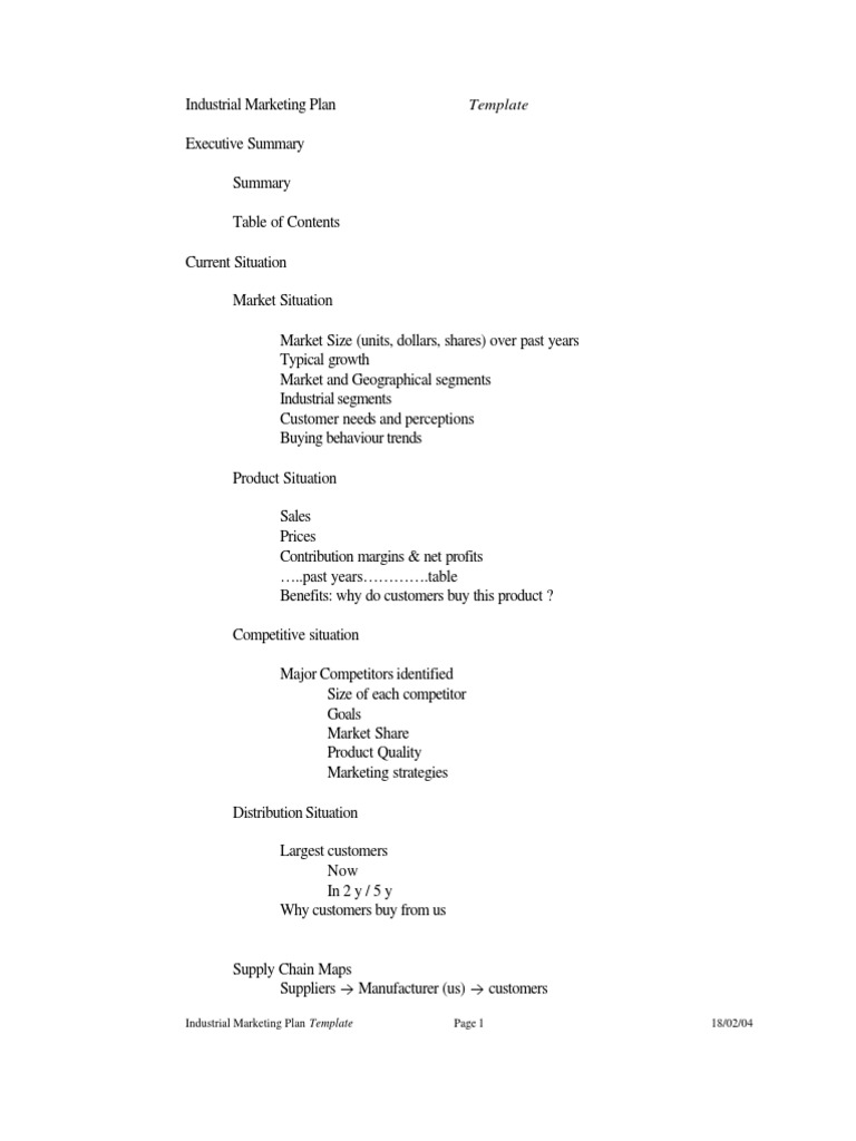 Marketing Plan Template | PDF | Marketing | Marketing Strategy