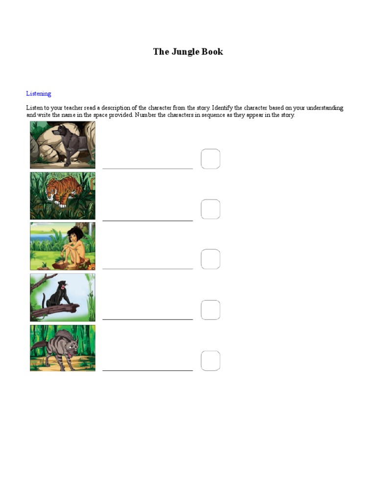 The Adventures of Mowgli: An Analysis of Key Characters in Rudyard ...