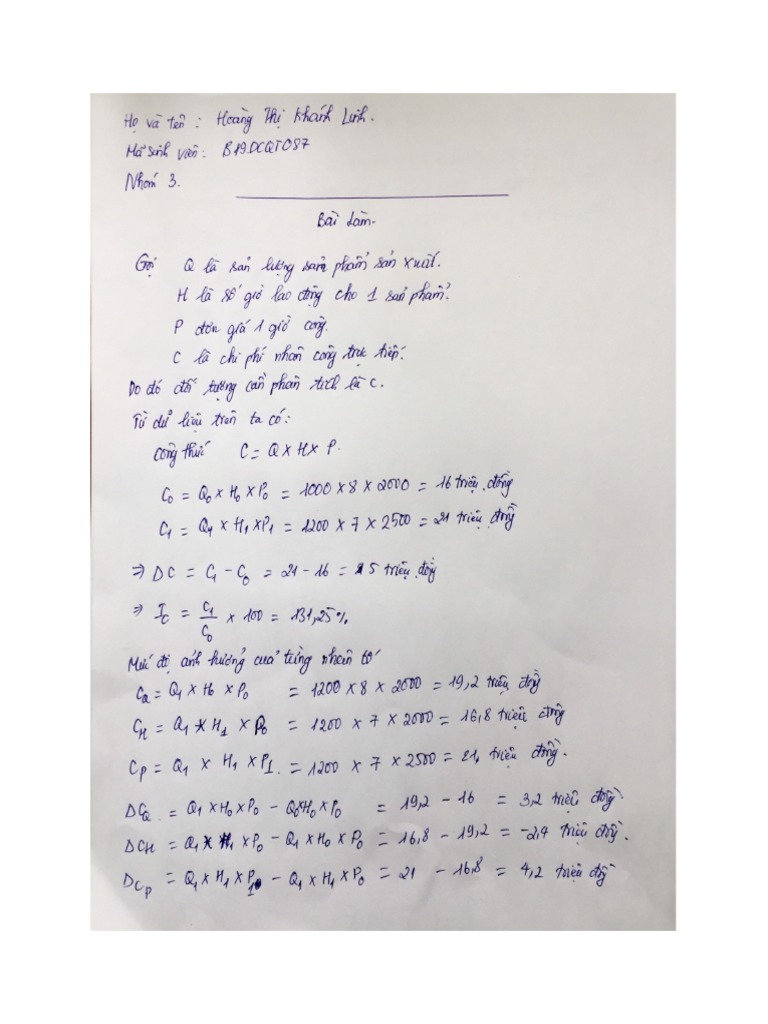 BT Chương 2 PTHDKD | PDF