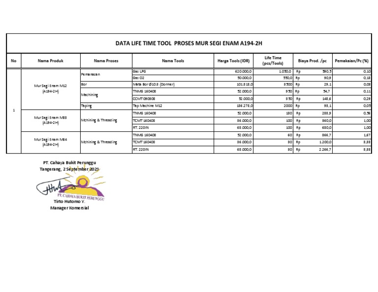 Life Time Tools | PDF