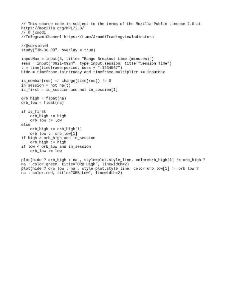 3M-3C Range Breakout | PDF