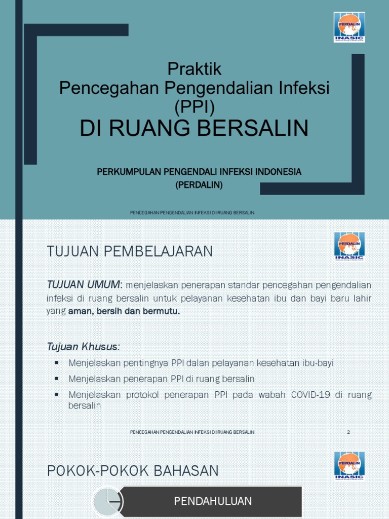 PPI di Ruang Bersalin: Panduan Praktis | PDF