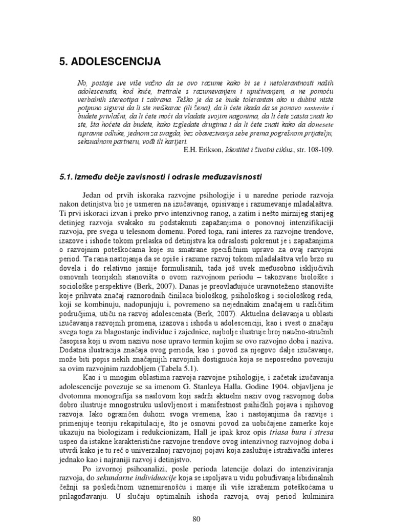 Adolescencija | PDF