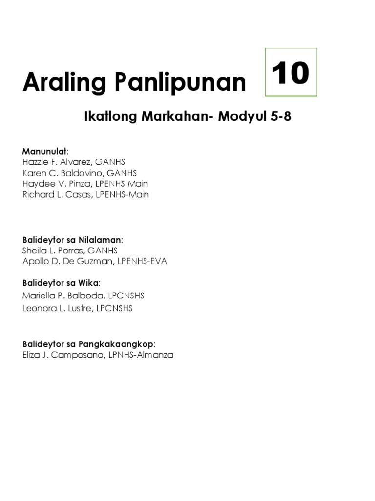 AP10 Q3 ADM Week 5 8 | PDF