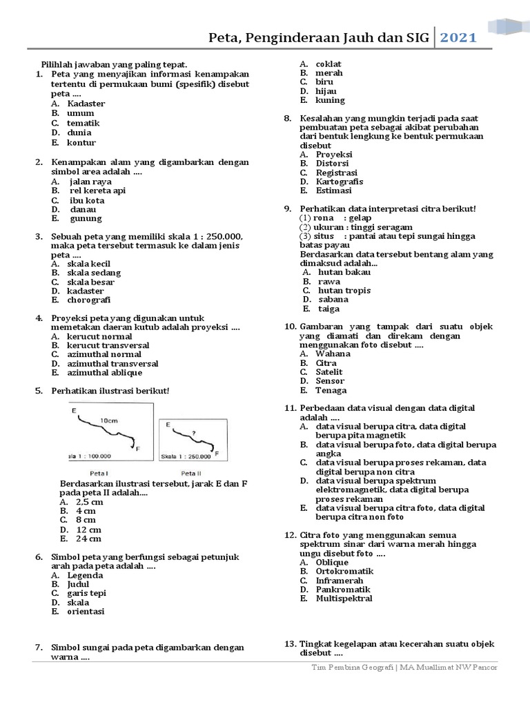 Peta PJ Dan Sig | PDF