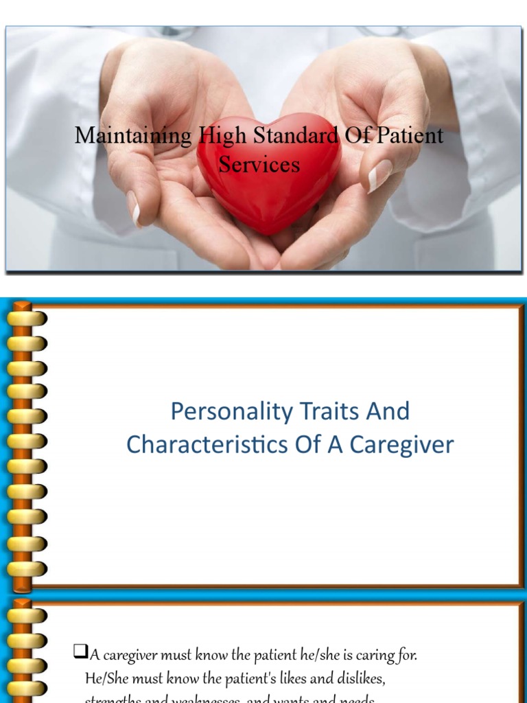 Lesson 4 Maintaining High Standard of Patient Services | PDF