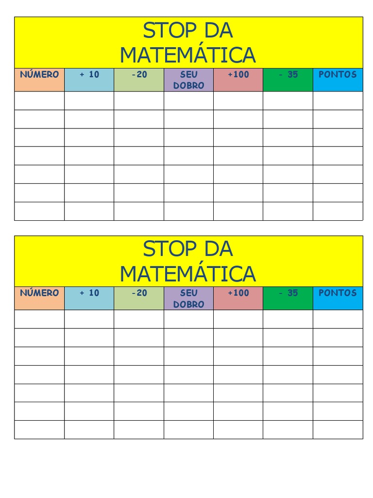 Stop Da Matemática | PDF