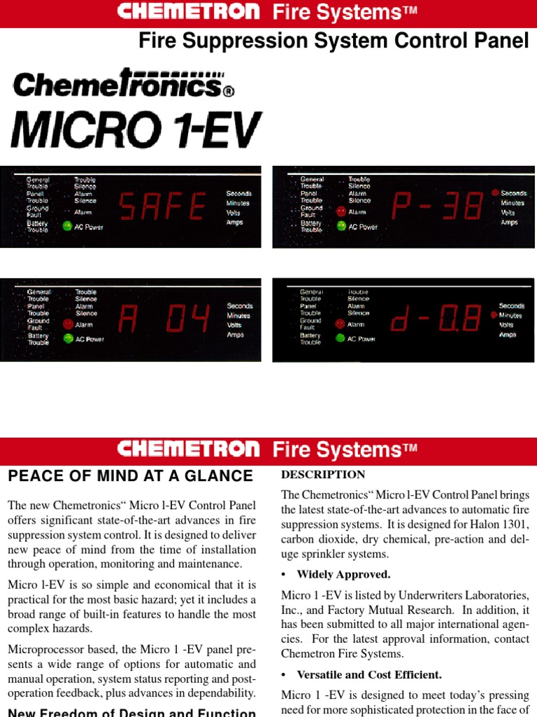CHEMETRON Controller | PDF | Relay | Switch