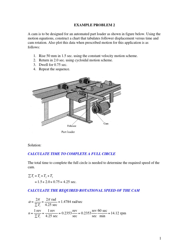 Example Problem 2 PDF | PDF | Velocity | Speed
