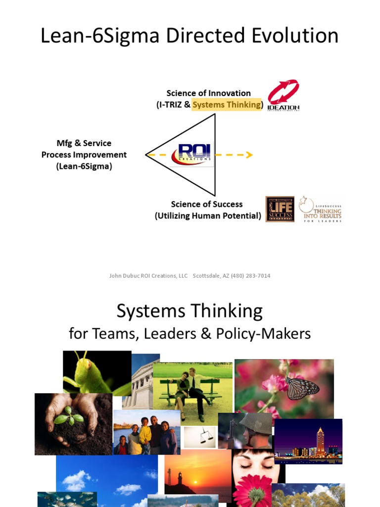 Systems Thinking Overview - John Dubuc 2010 | PDF | Systems Theory ...