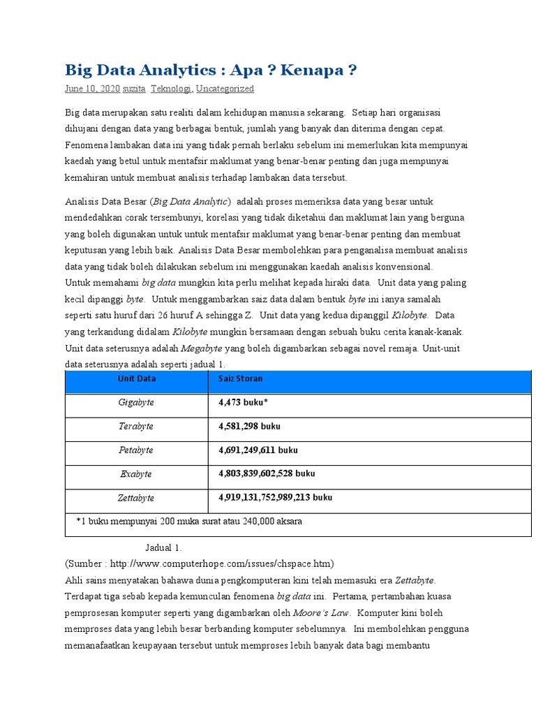 Big Data Analytics & Cloud | PDF