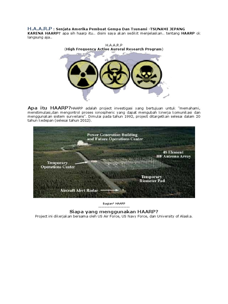 Adoc - Pub - Haarp High Frequency Active Auroral Research Progr | PDF