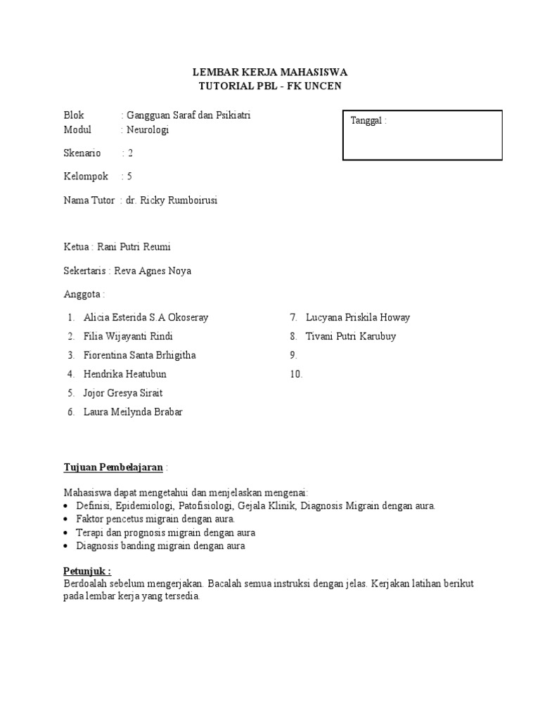 LKM Kelompok 5 Skenario 2 | PDF