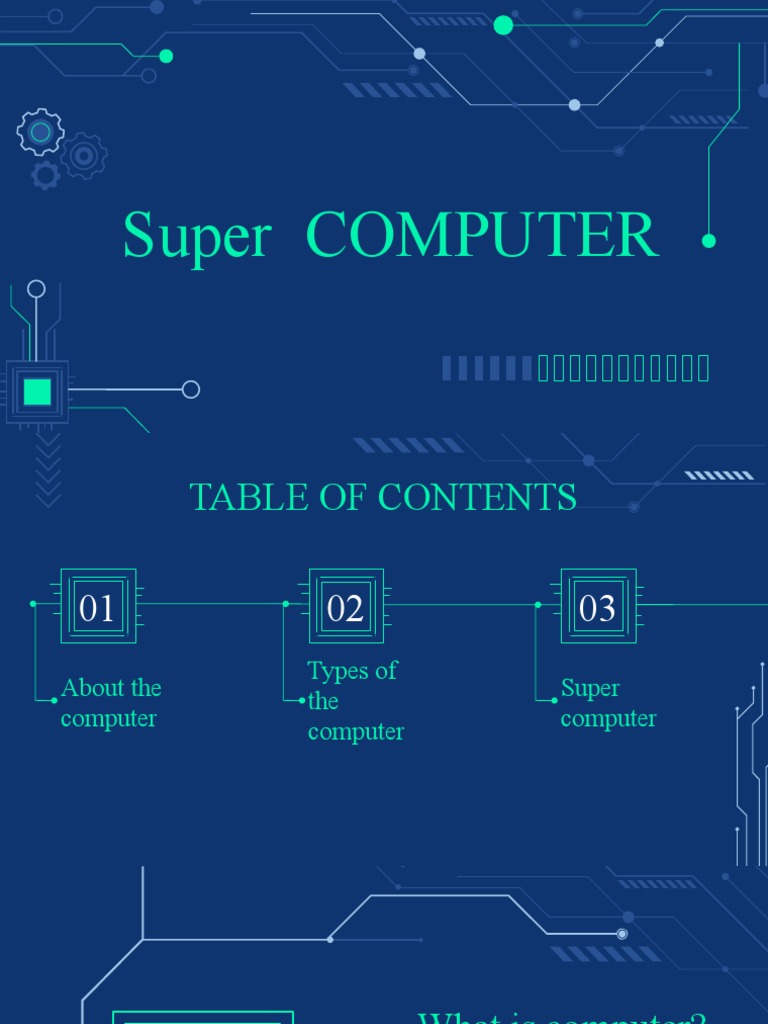 Supercomputer | PDF