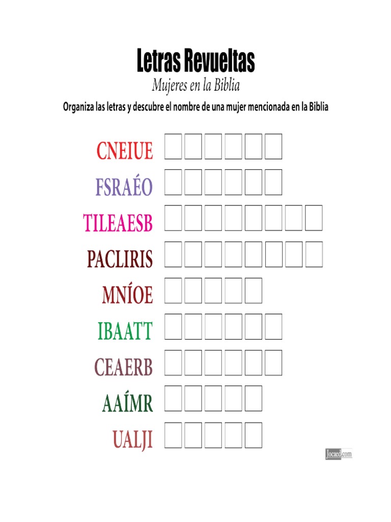 Mujeres de La Biblia | PDF