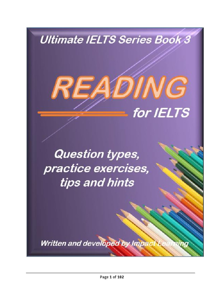 Guide to IELTS Reading Question Types | PDF | International English ...